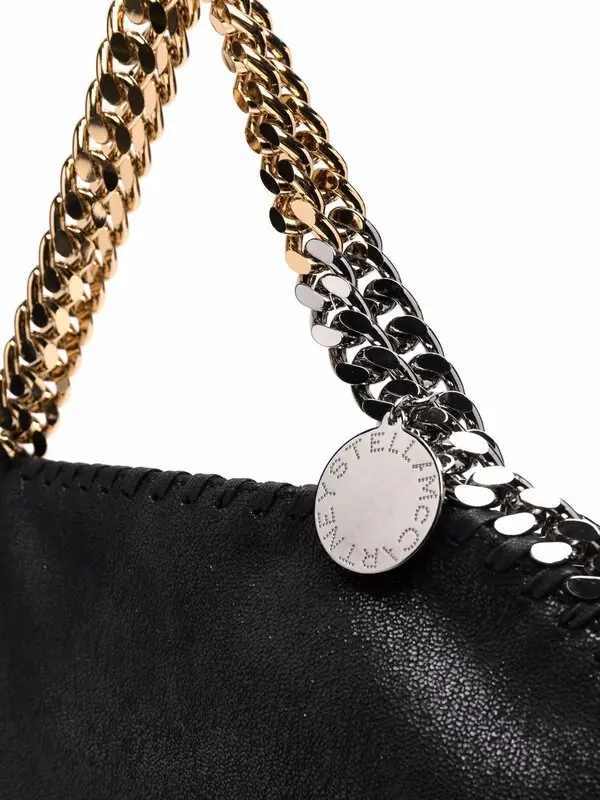 Stella McCartney Falabella Fold-over Tote Bag - Black