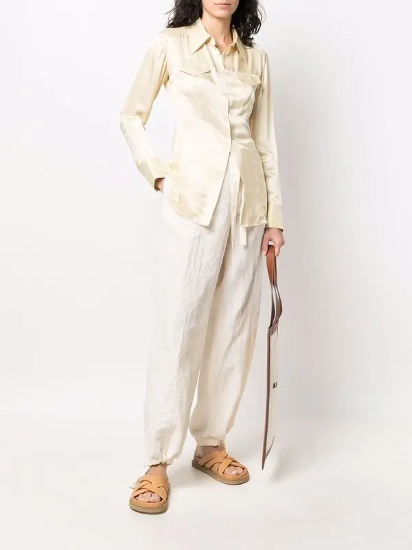 JIL SANDER Tied-waist Trousers