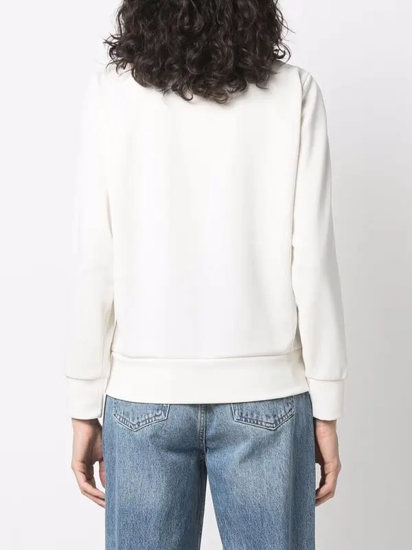 GOLDEN GOOSE Zipped Sweatshirt With Crystal Embellishments