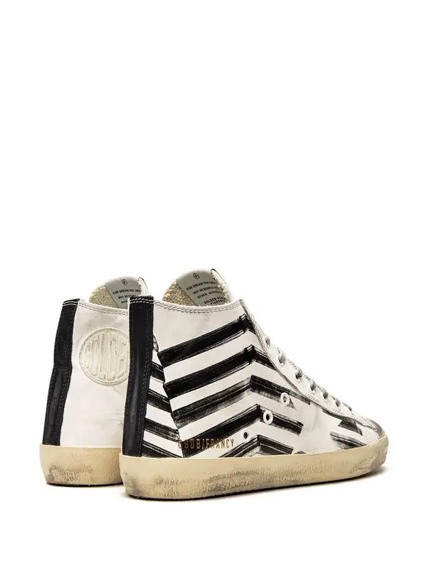 GOLDEN GOOSE Francy High-top Sneakers - White