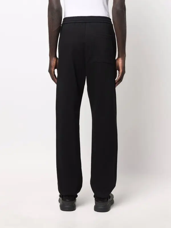 OAMC Logo-patch Cotton Track Pants - Black