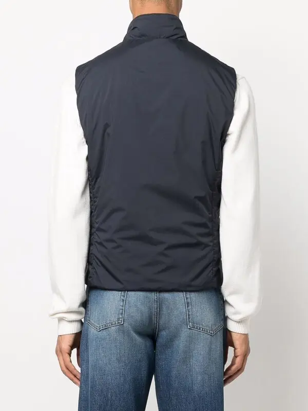 MOORER High-neck Zip-up Gilet