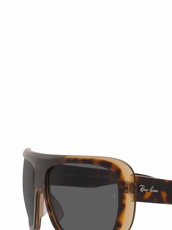 Ray-ban Blair Oversize Tortoiseshell Effect Sunglasses