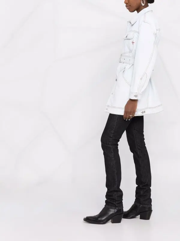 DIESEL® De-flaminia Belted Denim Jacket