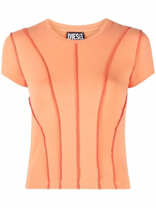 DIESEL® Exposed-seam Detail T-shirt