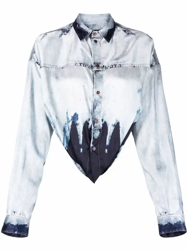 DIESEL® Long-sleeve Denim Shirt