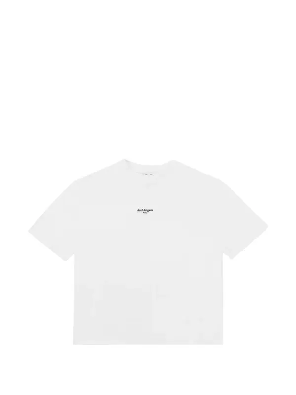 Axel Arigato Logo-print Organic Cotton T-shirt - White