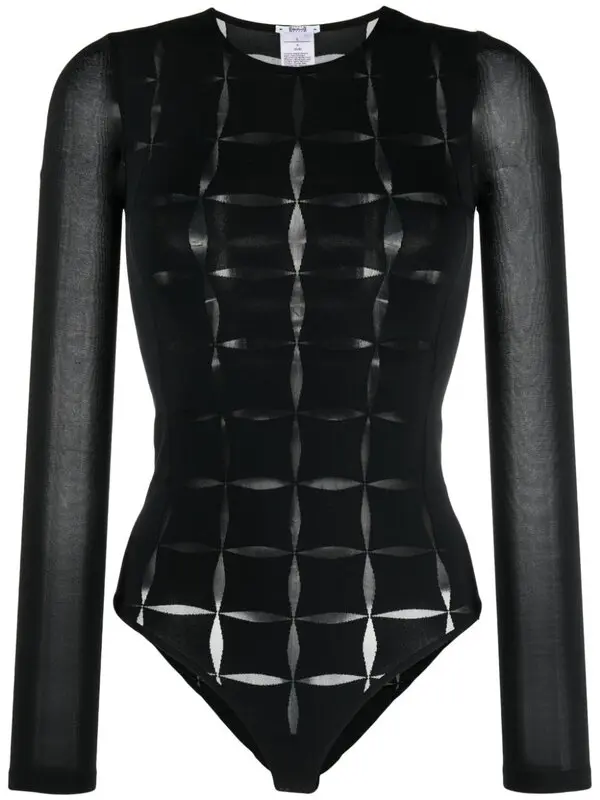 Wolford Cut Out-detail Bodysuit - Black
