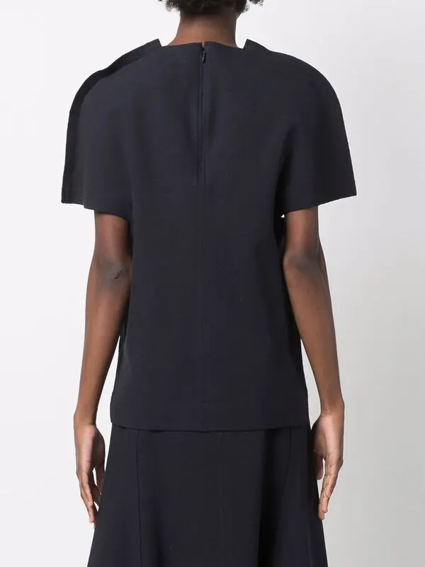 JIL SANDER Sculpted Short-sleeve Blouse