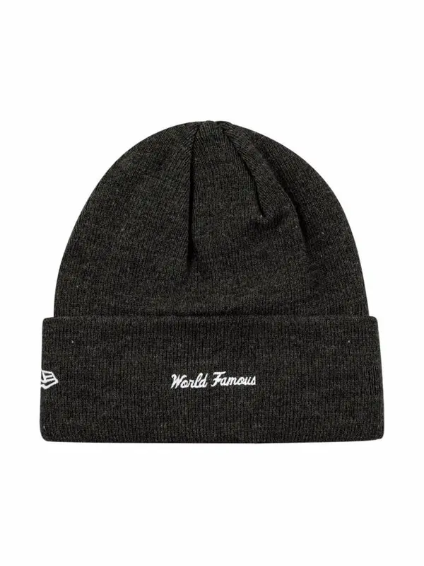 Supreme X New Era Box Logo Knitted Beanie - Grey