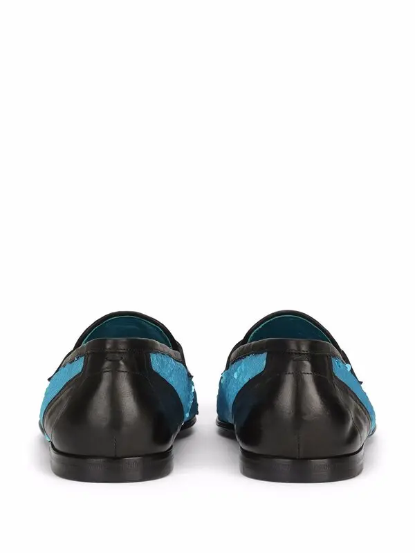 Dolce & Gabbana Ariosto Sequin-embellished Slippers