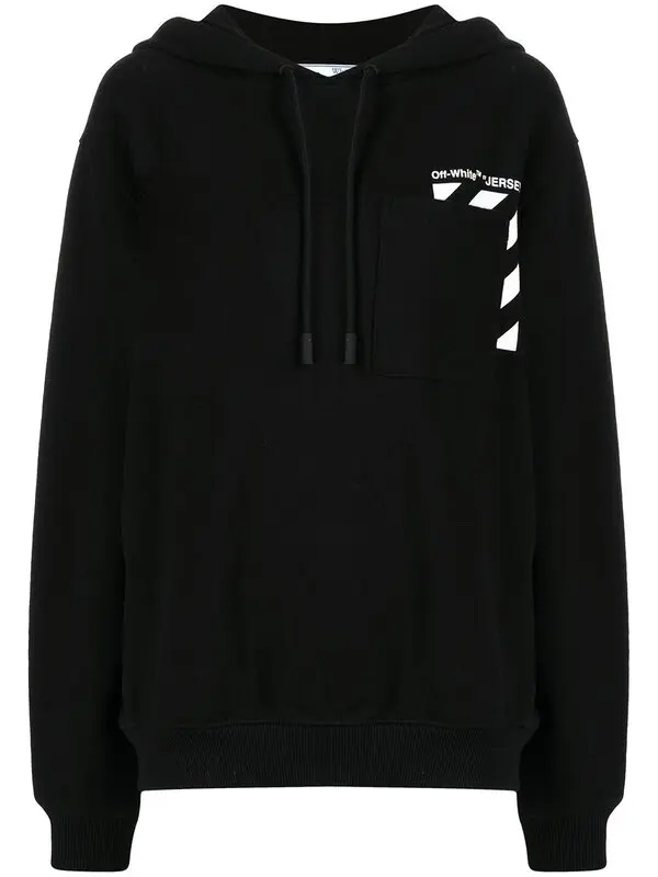Off-White Logo Print Hoodie