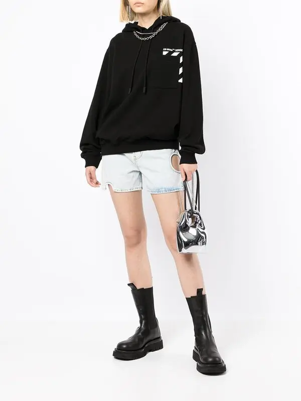 Off-White Logo Print Hoodie