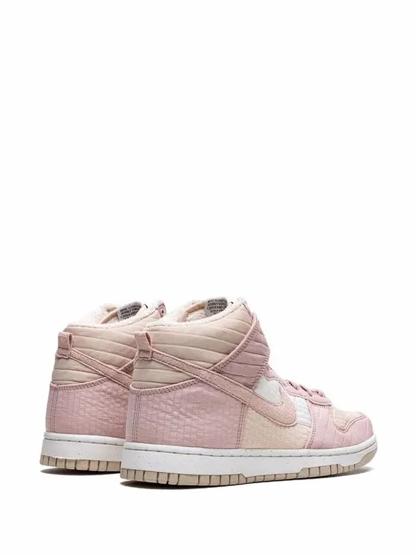 Nike Dunk High Next Nature Toasty Oxford Sneakers - Pink