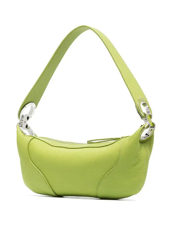 By Far Amira Panelled Shoulder Bag - Green