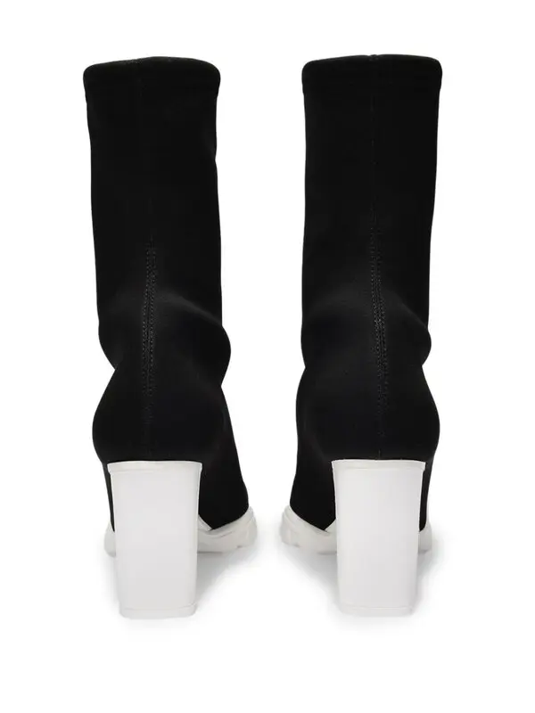 Alexander McQueen Scuba 85 Boots - Black