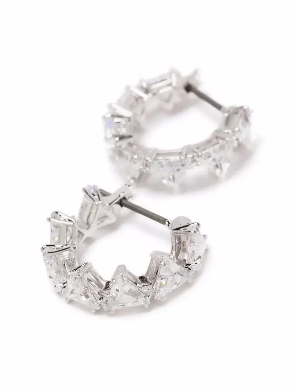 SWAROVSKI Matrix Mini Hoop Earrings