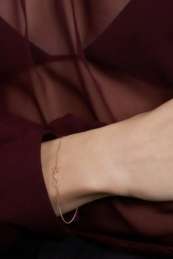 Saint Laurent Rose Gold-tone Bracelet