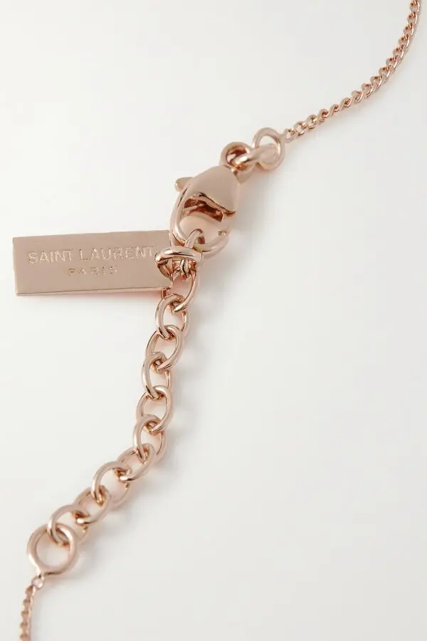 Saint Laurent Rose Gold-tone Bracelet