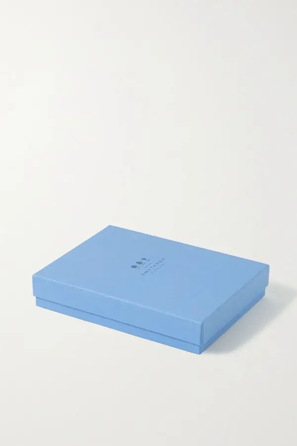 Smythson Panama Textured-leather Notebook
