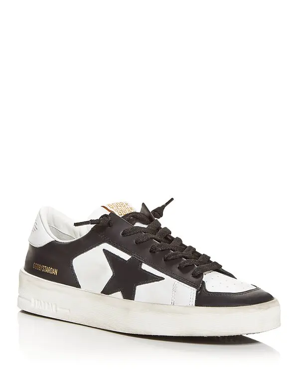 GOLDEN GOOSE Stardan Low Top Sneakers - White/black