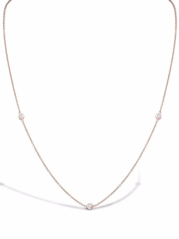 PRAGNELL 18kt Rose Gold Sundance Diamond Necklace