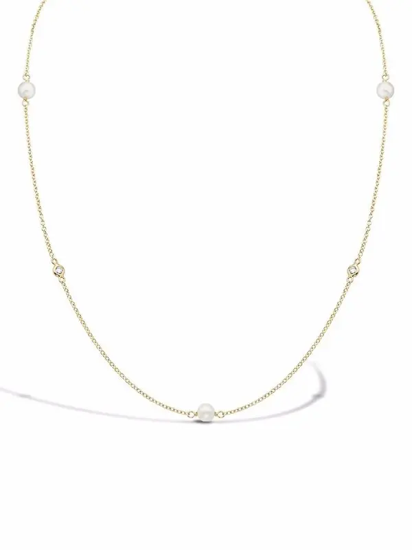PRAGNELL 18kt Yellow Sundance Pearl And Diamond Necklace