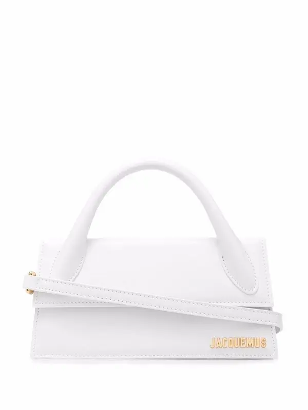 Jacquemus Le Chiquito Long Leather Tote - White