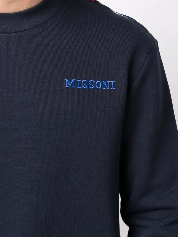 Missoni Zig-zag Detail Logo Sweatshirt