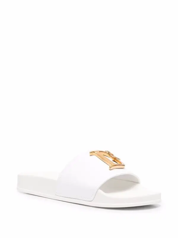 Dsquared2 Logo Lettering Flat Slides