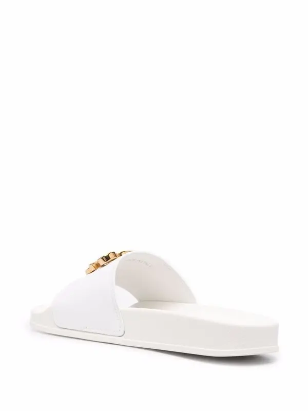 Dsquared2 Logo Lettering Flat Slides