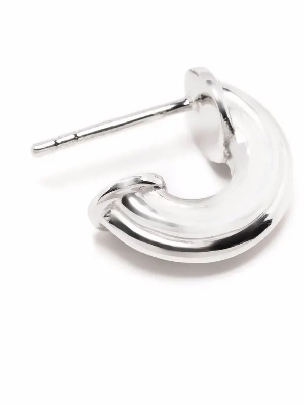 MISSOMA Ridge Hoop Huggie Earrings