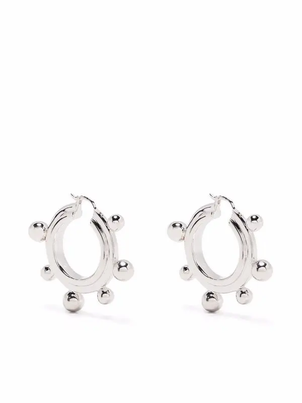 MISSOMA Medium Sphere Hoop Earrings - Silver