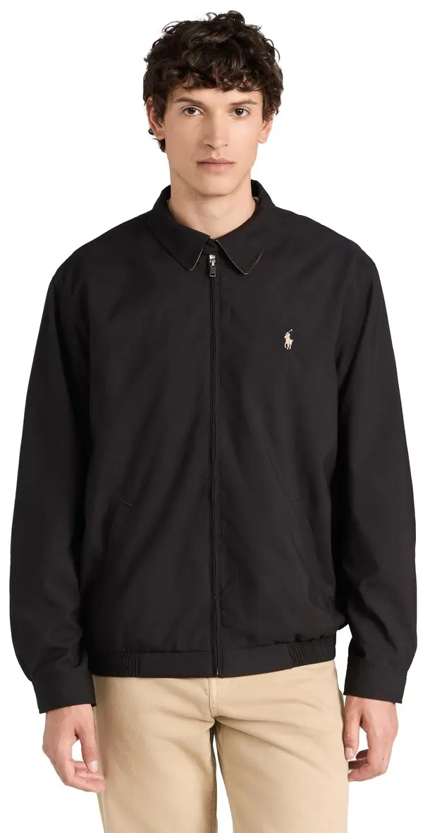 Polo Ralph Lauren Bi-swing Windbreaker Jacket - Rl Black