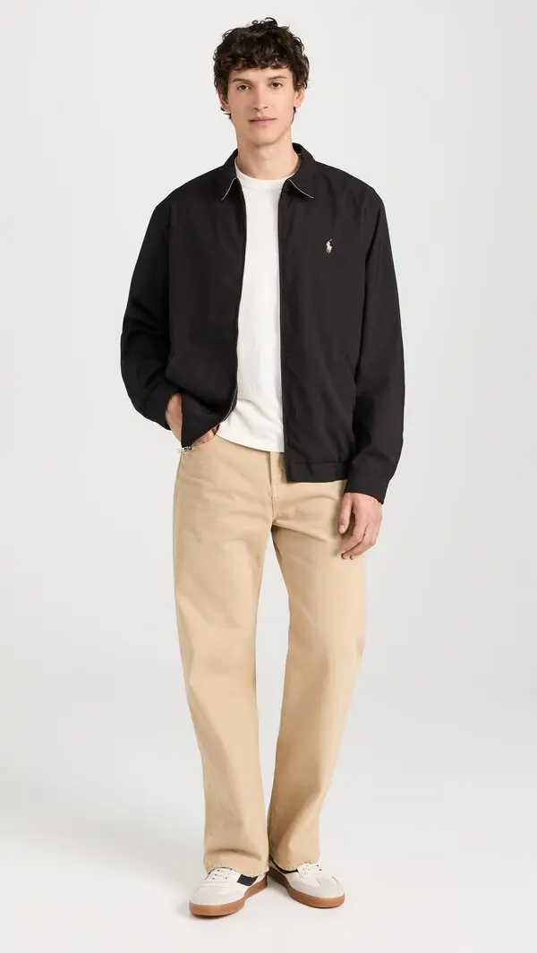 Polo Ralph Lauren Bi-swing Windbreaker Jacket - Rl Black