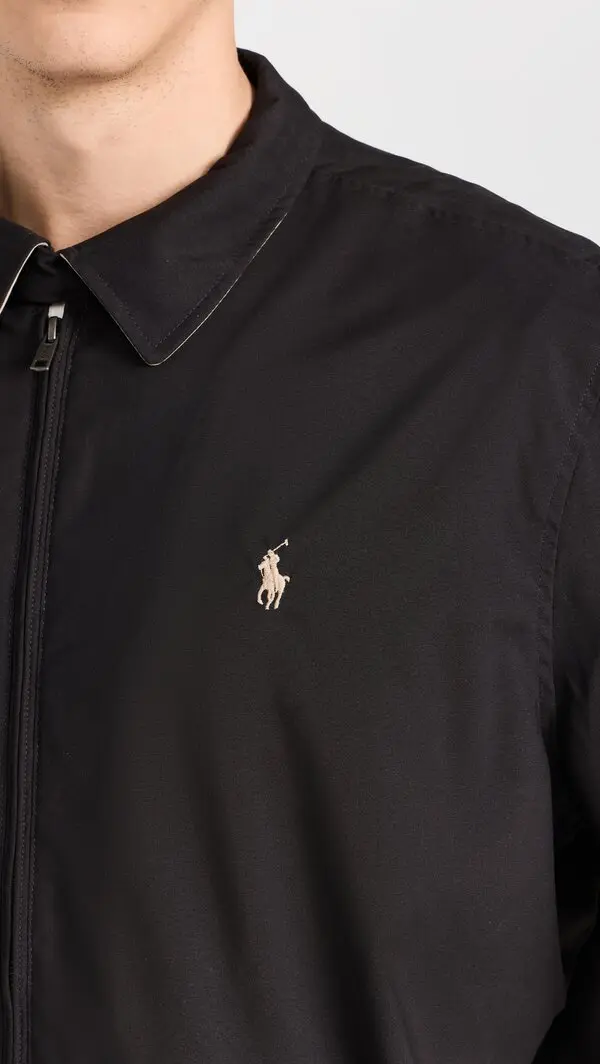 Polo Ralph Lauren Bi-swing Windbreaker Jacket - Rl Black