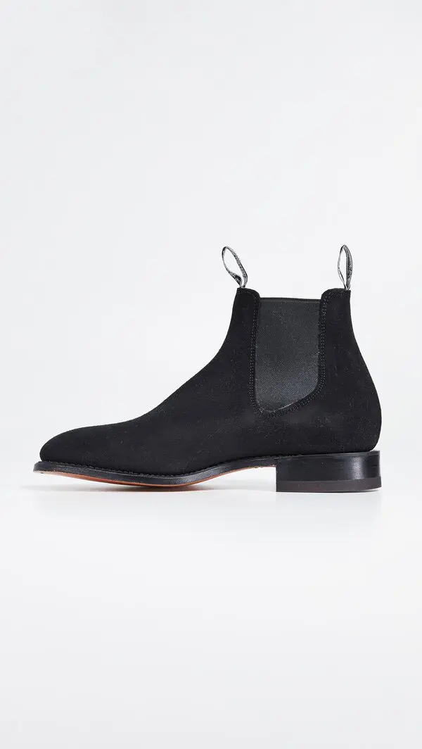 R.m. Williams Suede Chelsea Boots - Black