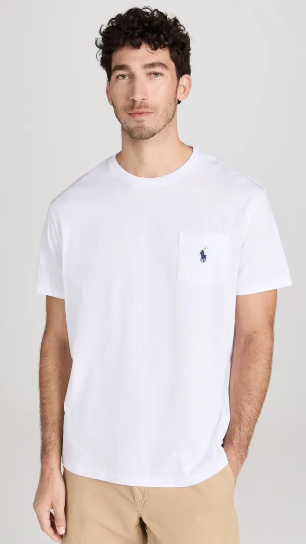 Polo Ralph Lauren Classic Fit Pocket Tee - White