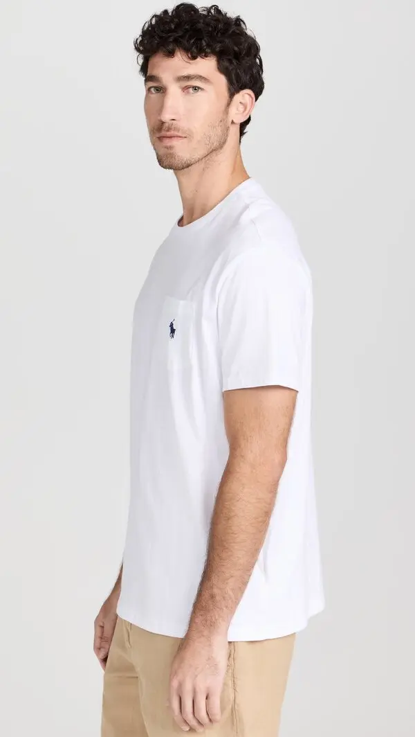 Polo Ralph Lauren Classic Fit Pocket Tee - White