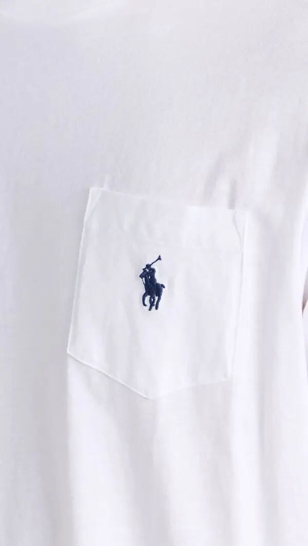 Polo Ralph Lauren Classic Fit Pocket Tee - White