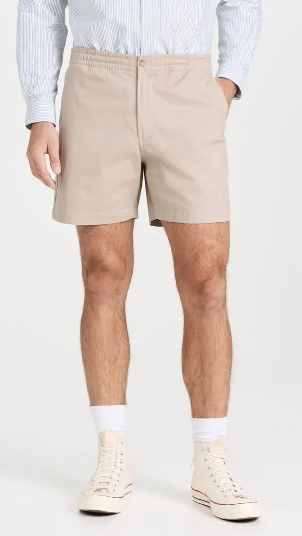 Polo Ralph Lauren Classic Fit Stretch Chino Prepster Shorts - Khaki Tan