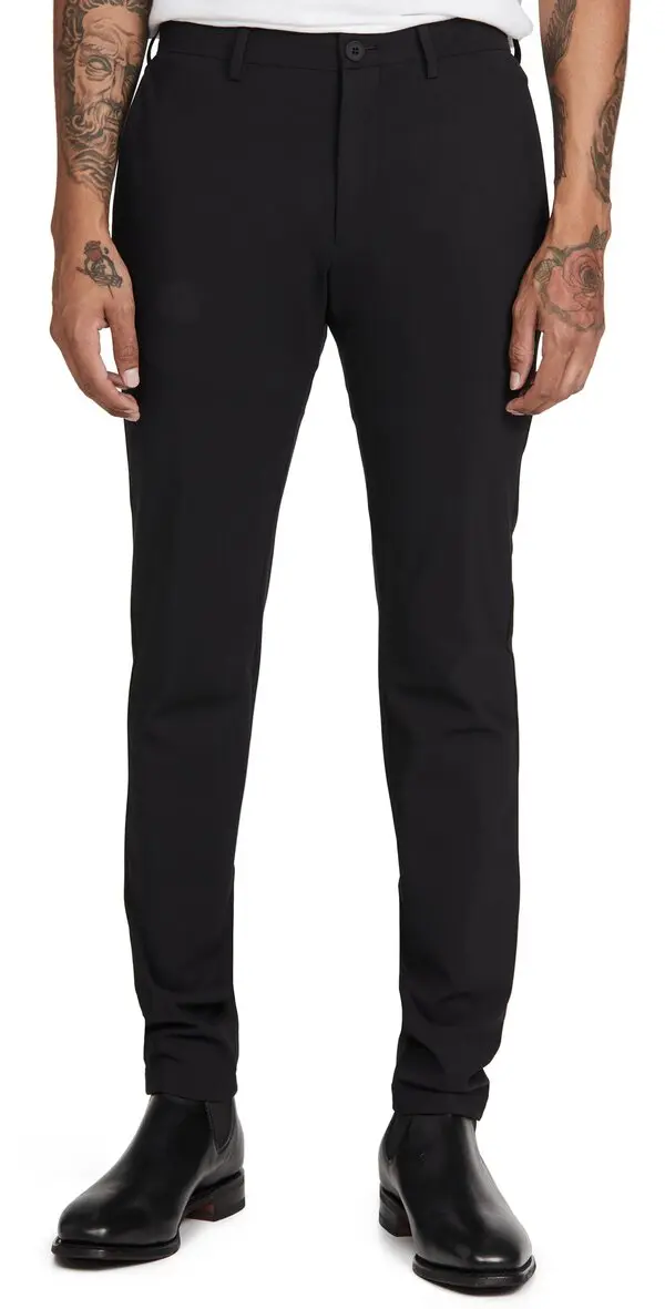 Theory Zaine Precision Ponte Trousers - Black