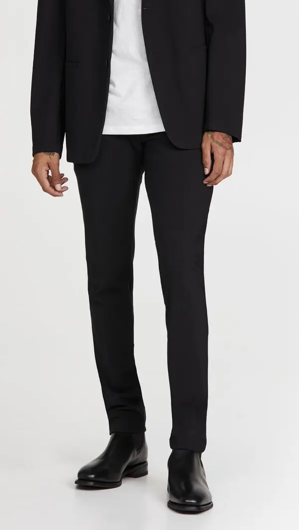 Theory Zaine Precision Ponte Trousers - Black