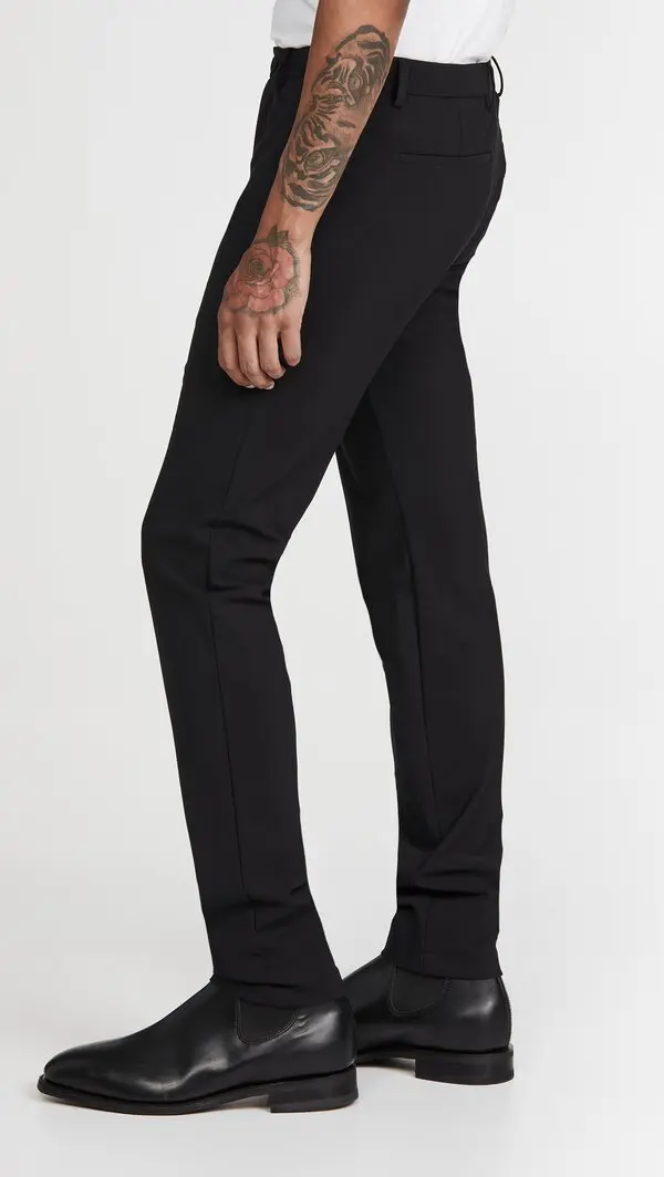 Theory Zaine Precision Ponte Trousers - Black