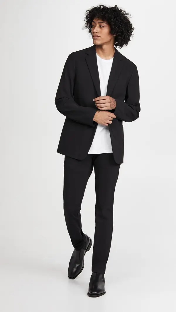 Theory Zaine Precision Ponte Trousers - Black