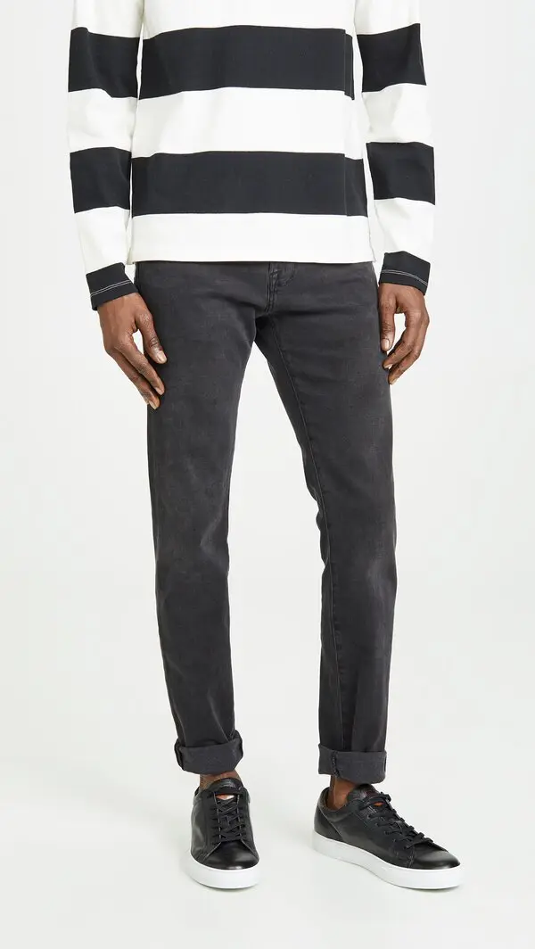 FRAME L'homme Slim Jeans - Fade To Grey