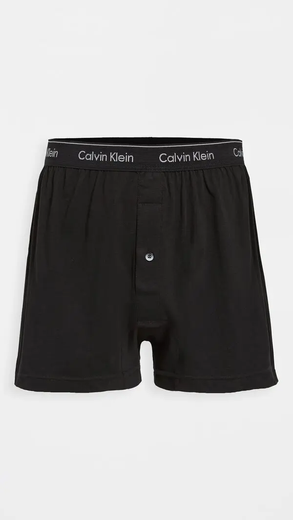 Calvin Klein Cotton Classic Fit Knit Boxers 3 Pack