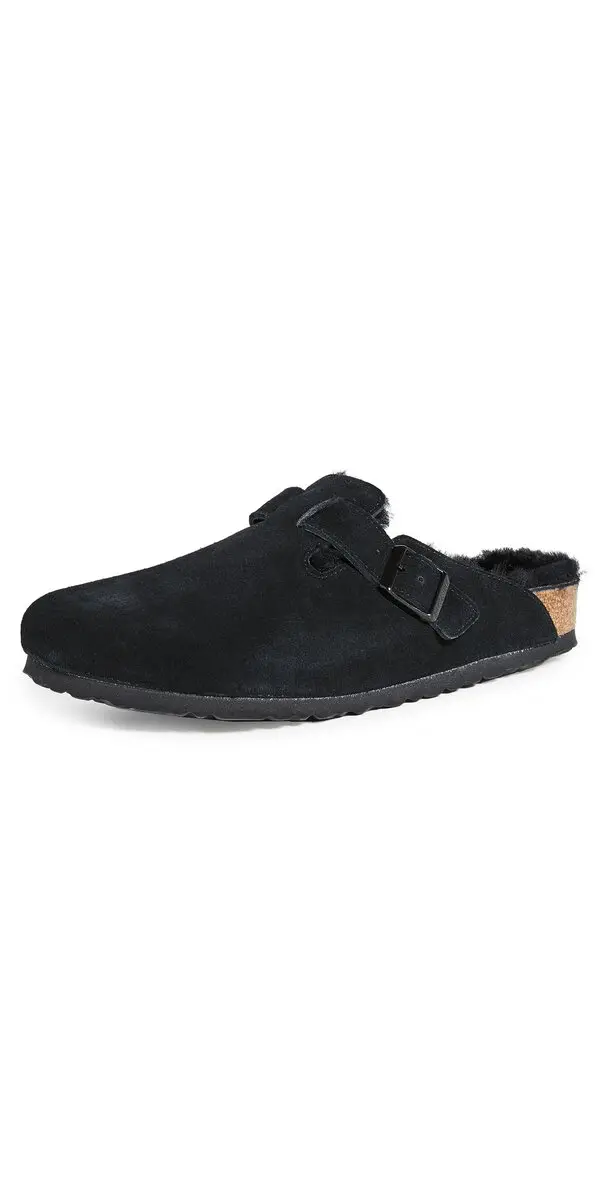 BIRKENSTOCK Boston Shearling Slides