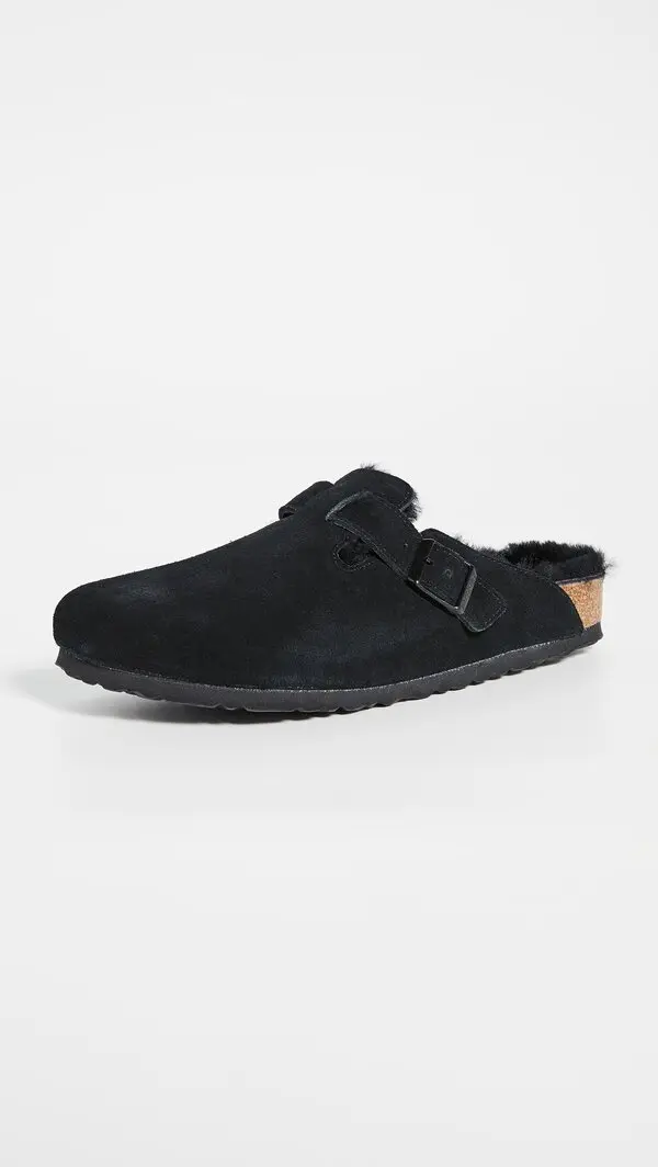 BIRKENSTOCK Boston Shearling Slides