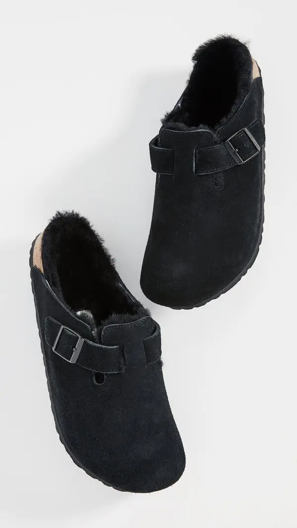 BIRKENSTOCK Boston Shearling Slides